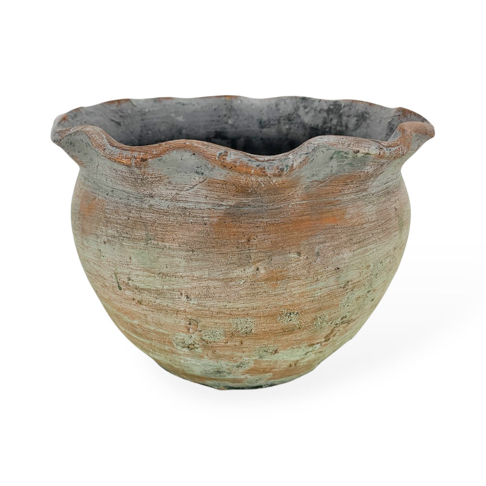 Vintage Fluted Planter