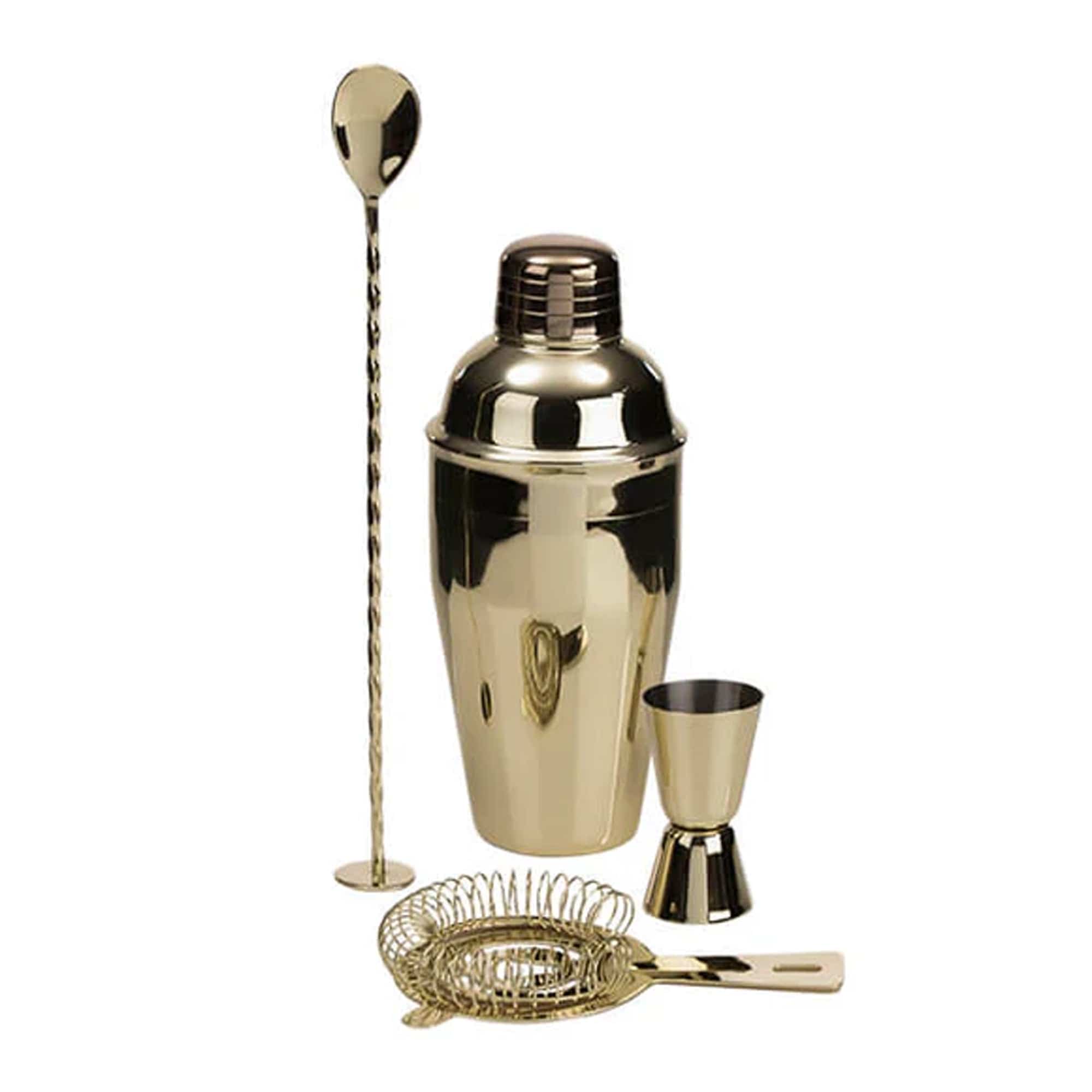 Gold Cocktail Shaker Set